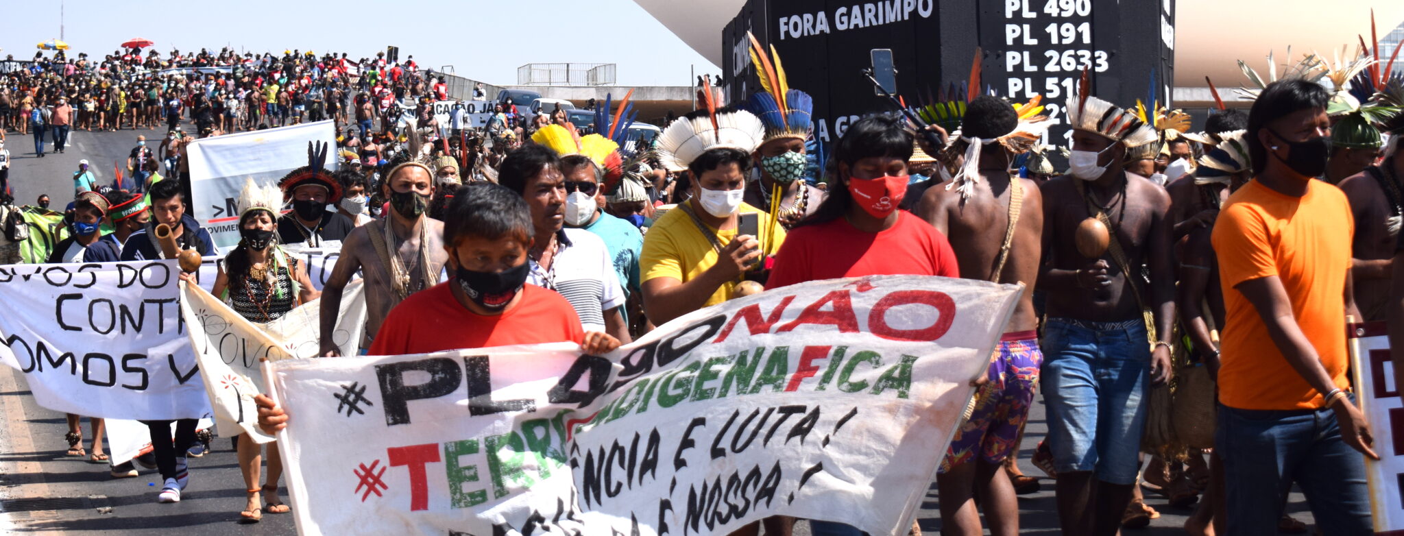 Largest Indigenous mobilization in Brazilian history advocates land rights